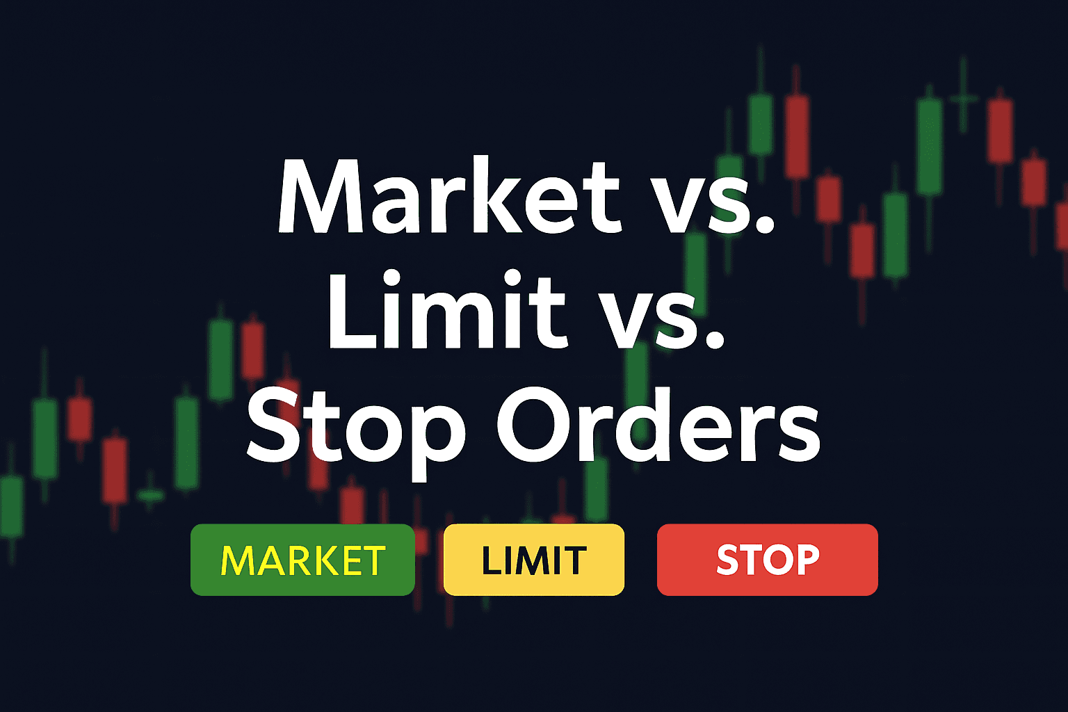 Market vs. Limit vs. Stop Orders: Key Differences Explained
