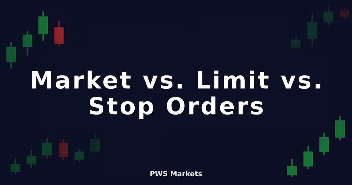 Market vs. Limit vs. Stop Orders: Key Differences Explained